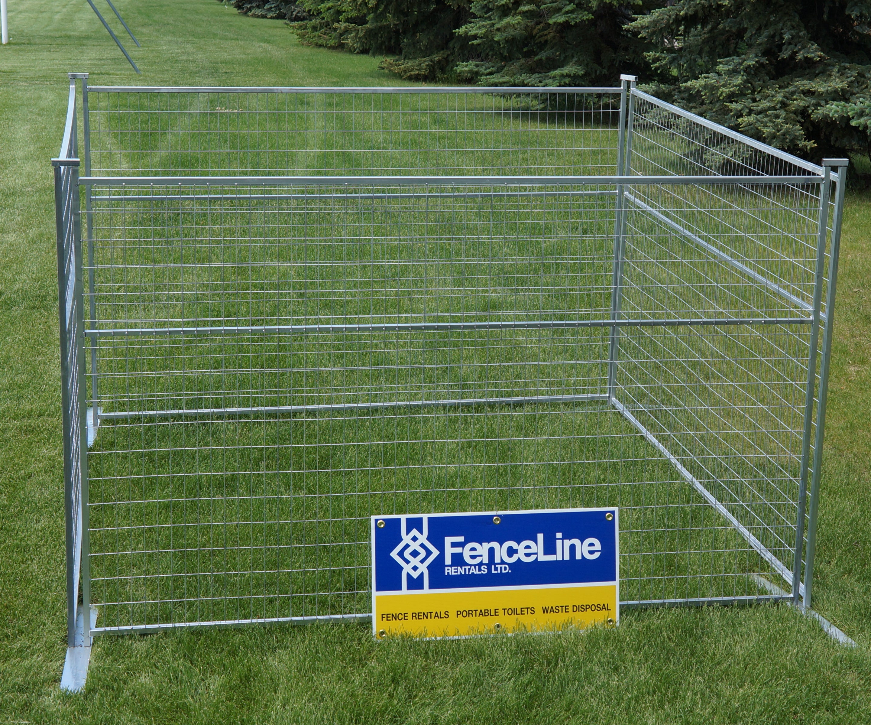 10' x 10' Dog Run Package – Fence Sales - Fenceline